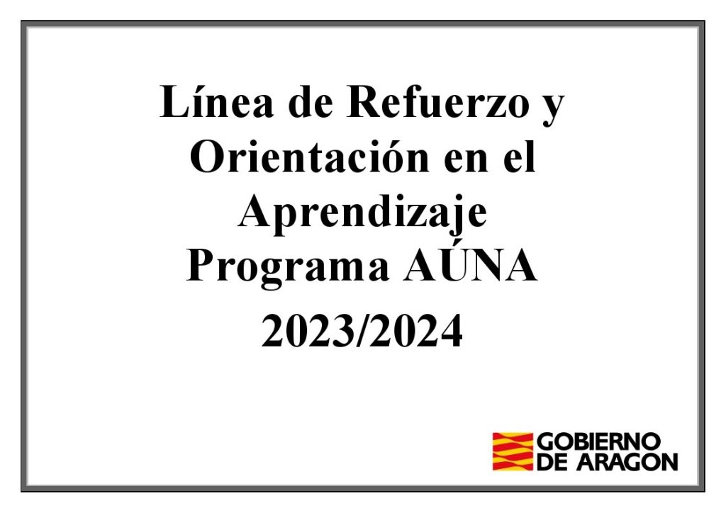 PROGRAMA AUNA 2023/2024 - C.R.A. CINCA-CINQUETA
